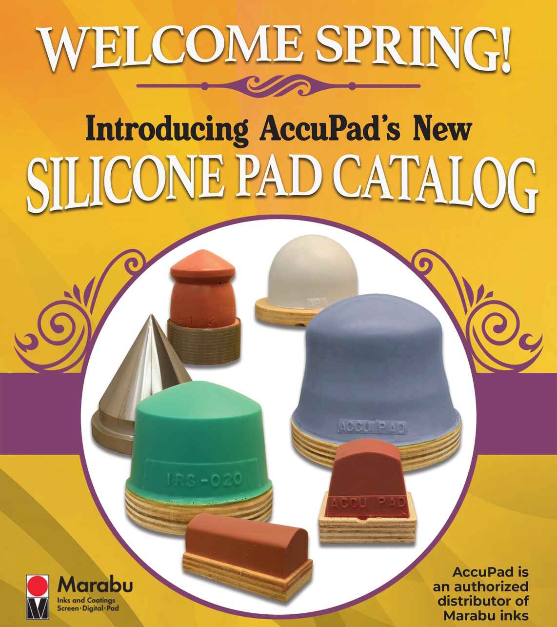 ACCUPAD INC – Print Pads for Pad Printing, Silicone molded industrial parts